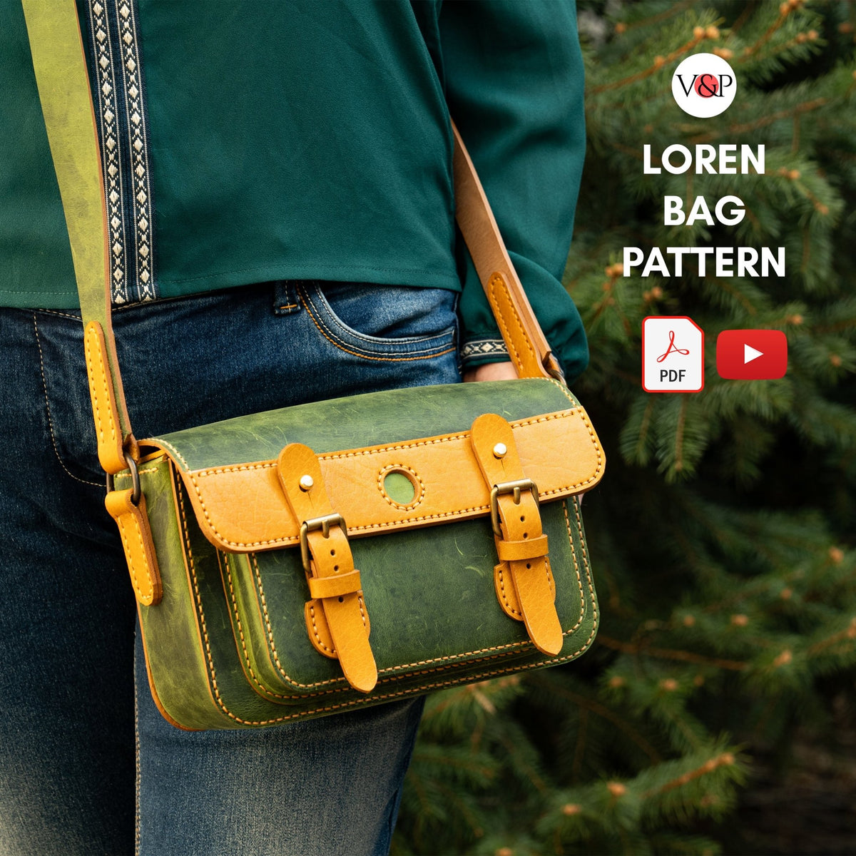 PDF Pattern and Instructional Video for Loren Bag – Vasile and Pavel Leather Patterns