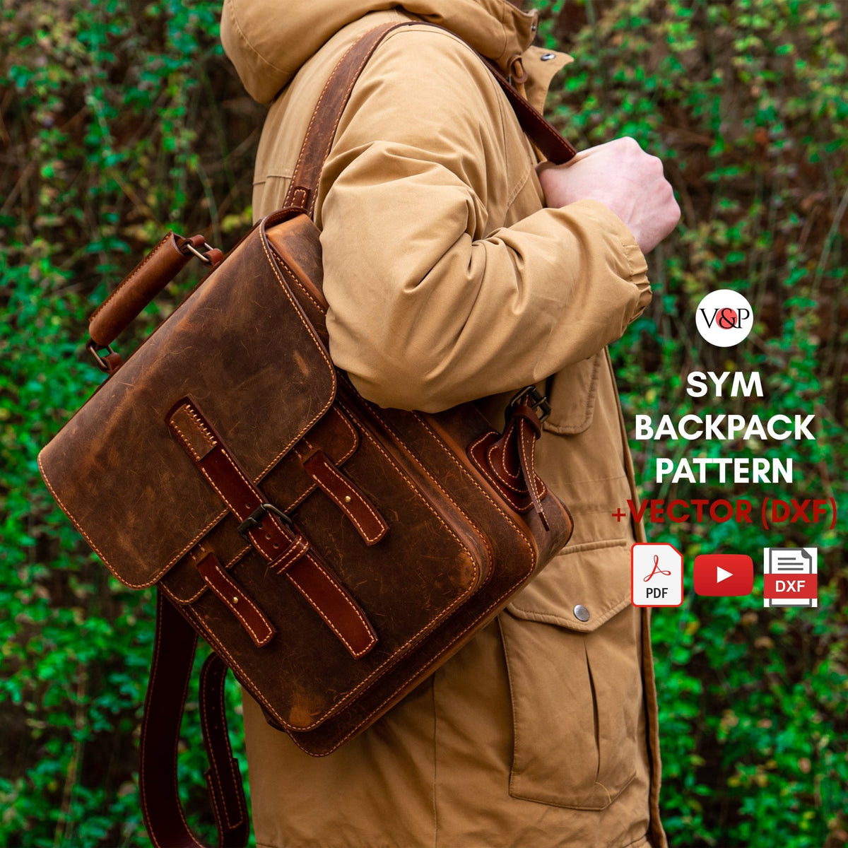 Pdf Pattern Dxf File And Instructional Video For Sym Backpack Vasile