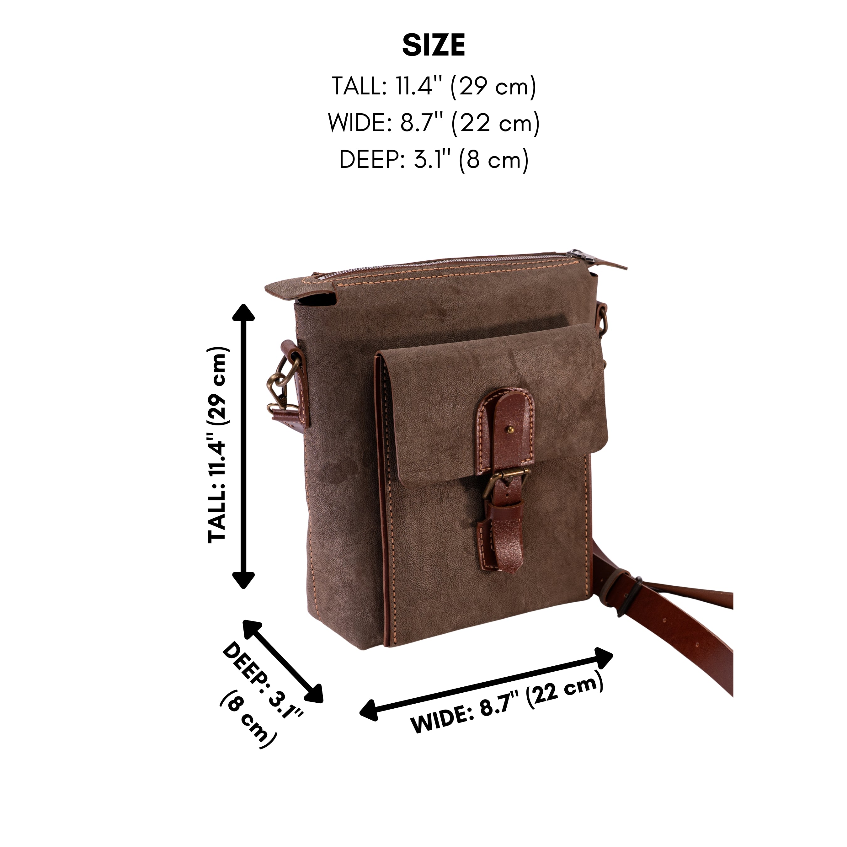 PDF + VIDEO + DXF Grayson Messenger Bag Leather Pattern – Vasile and ...