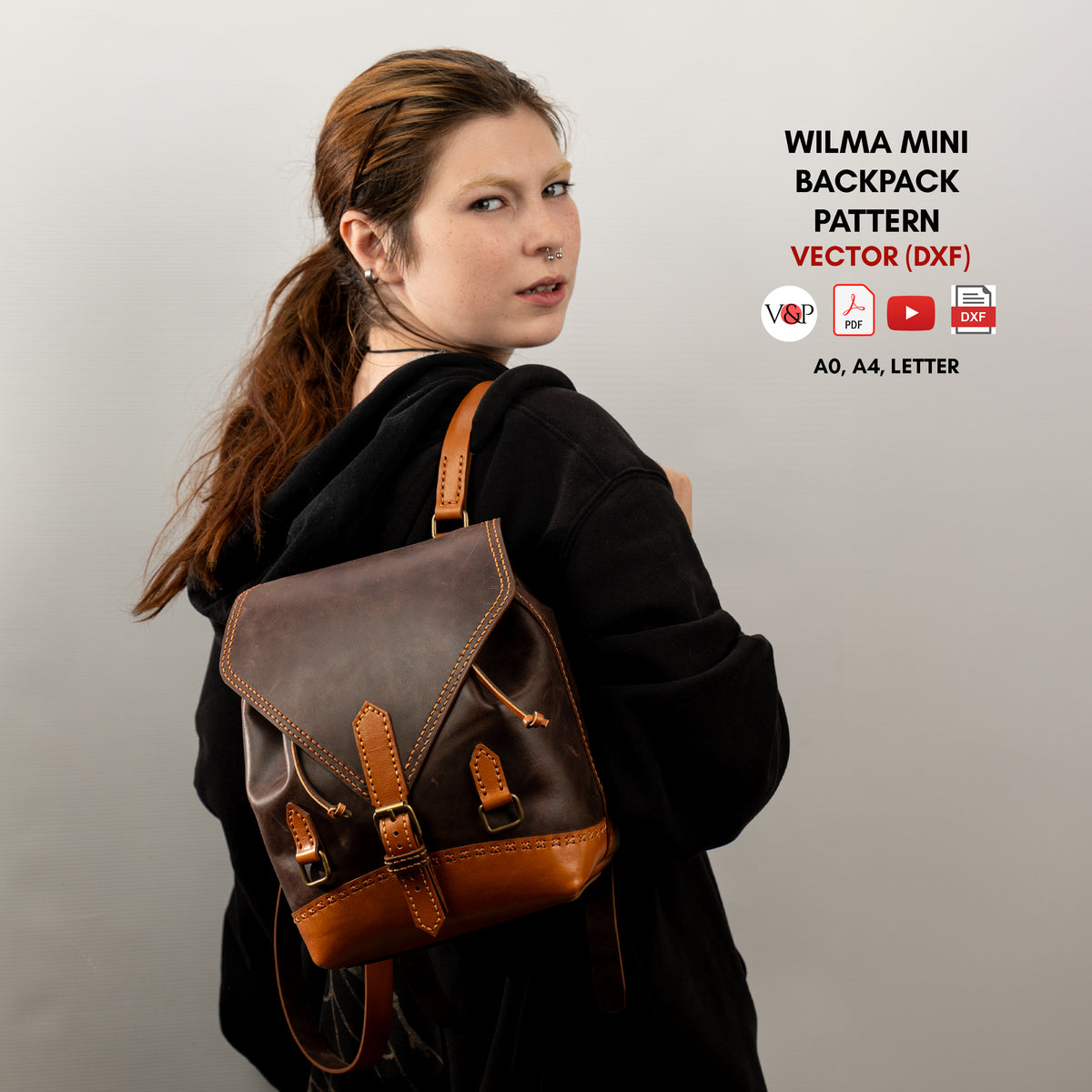 PDF + Video + DXF for the Wilma Mini Backpack – Vasile and Pavel ...