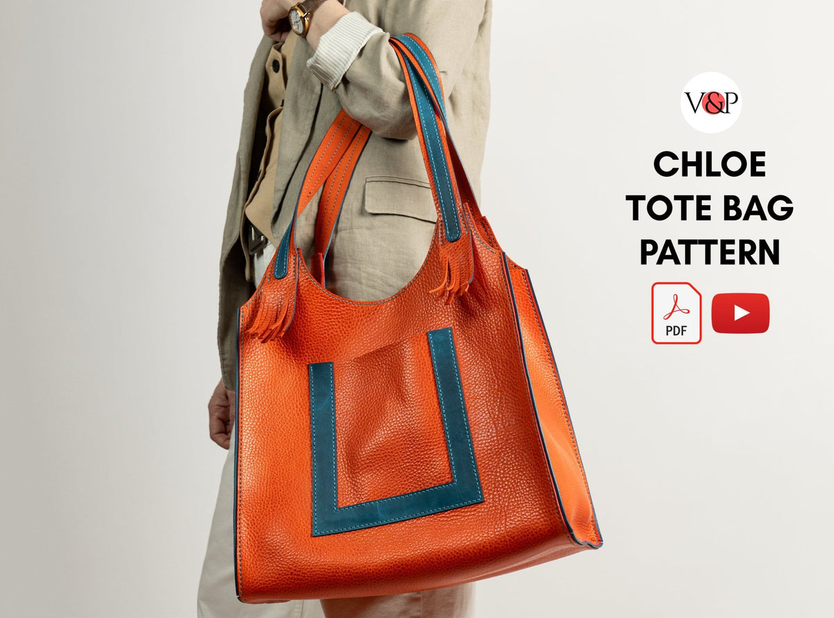PDF Pattern and Instructional Video for Chloe Tote Bag – Vasile and ...