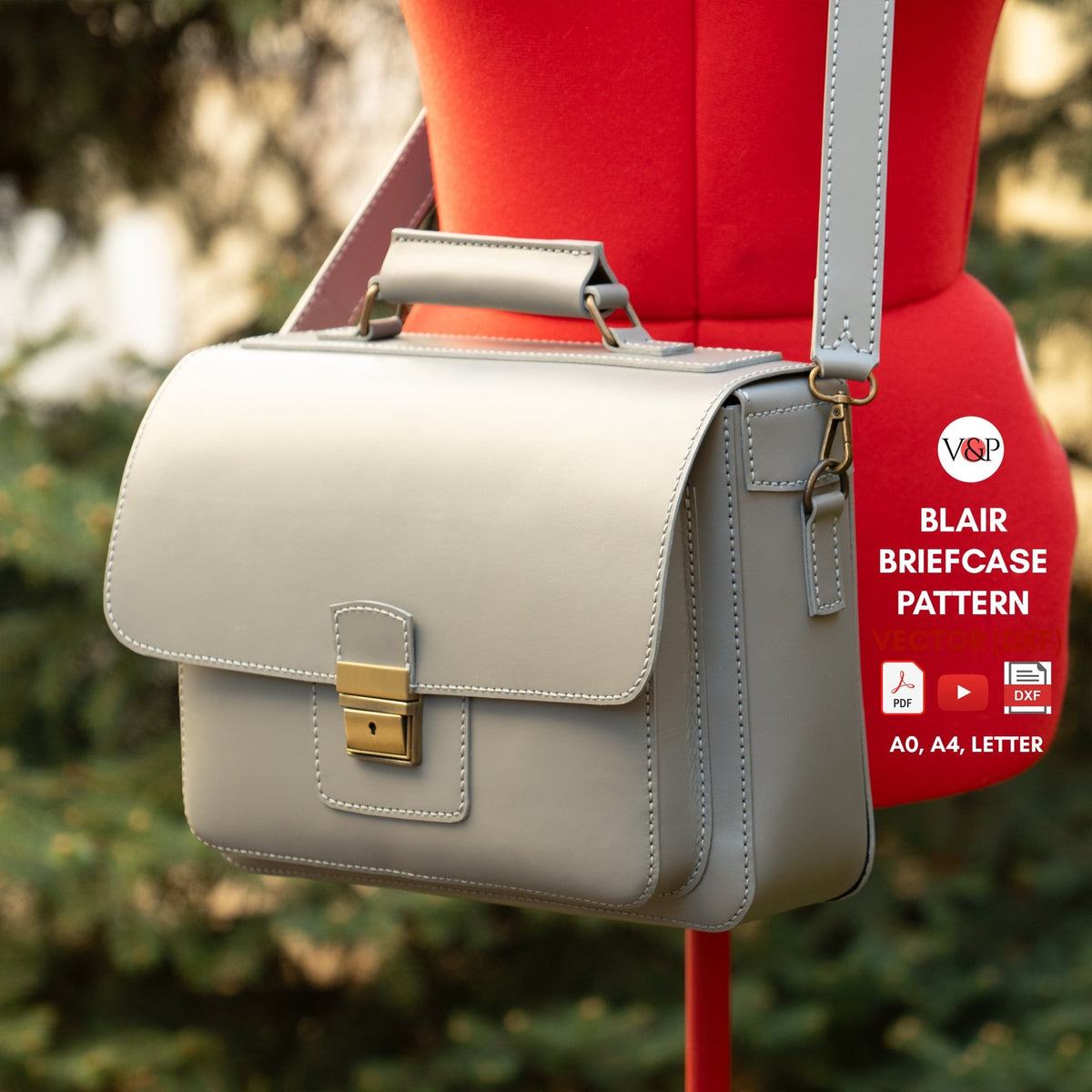 PDF Pattern, DXF and Instructional Video for Blair Briefcase – Vasile ...