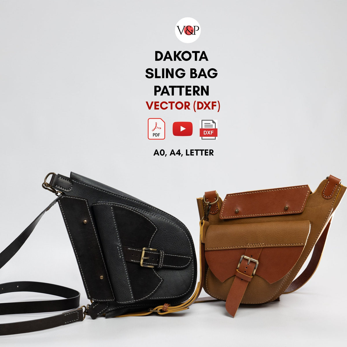 PDF Pattern, DXF and Instructional Video for Dakota Sling Bag – Vasile ...