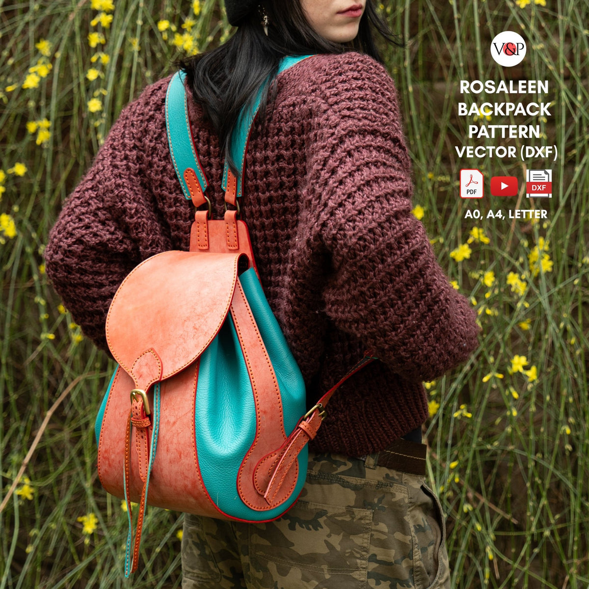 PDF Pattern, DXF and Instructional Video for Rosaleen Backpack – Vasile ...