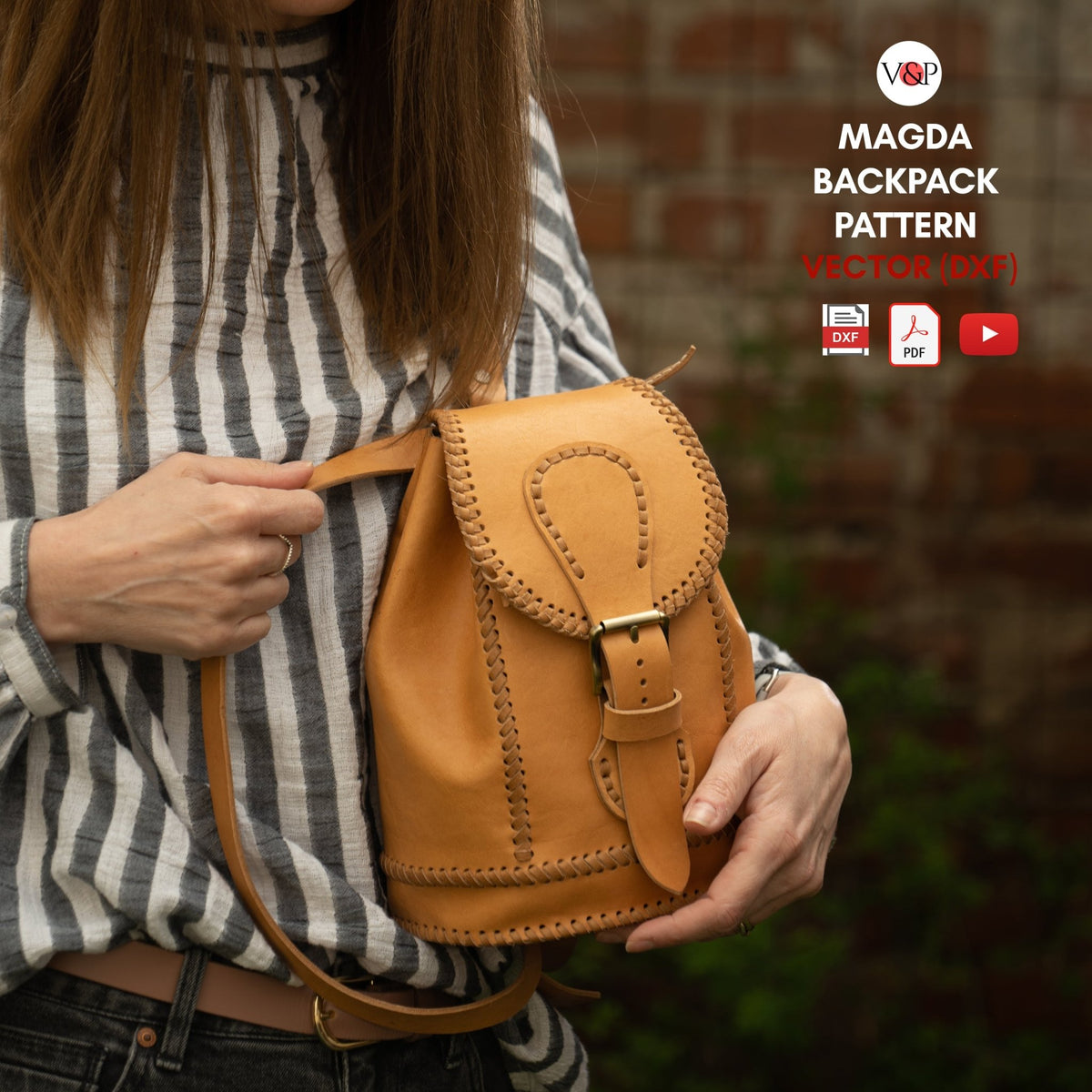 Pdf Pattern Dxf File For Magda Backpackinstructional Video By Vasile