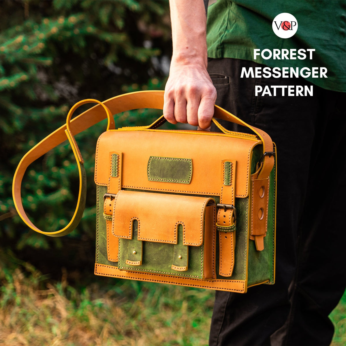 PDF Pattern and Instructional Video for Forrest Messenger Bag – Vasile ...