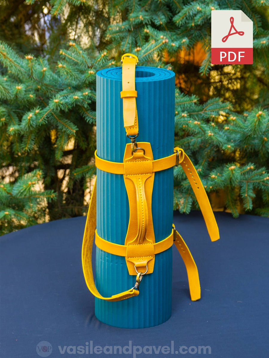 Yoga Mat Strap PDF Pattern – Vasile and Pavel Leather Patterns